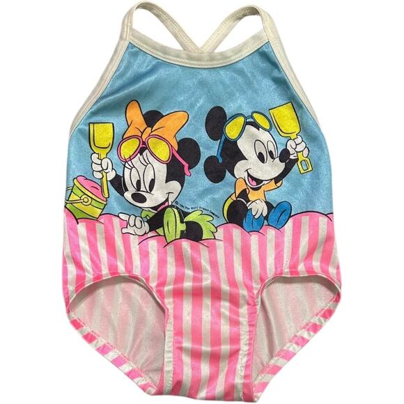 Disney | Swim | Mickey Minnie Mouse 984 Vintage Beach Swimsuit | Poshmark